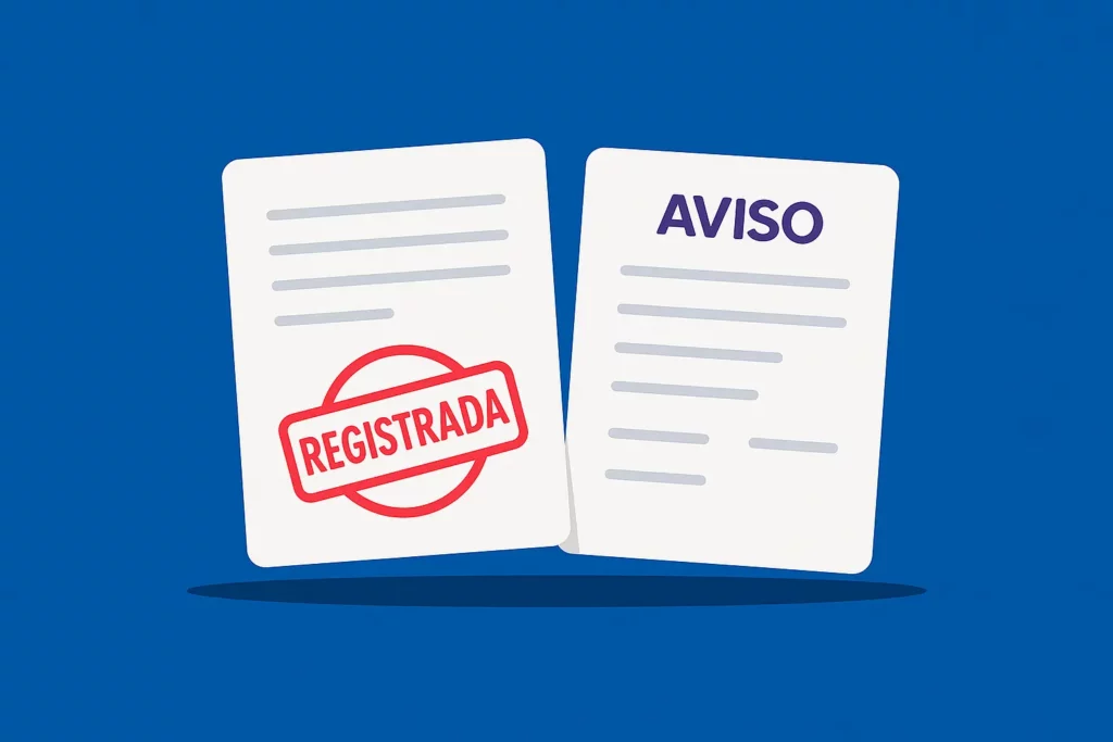 Diferencias entre Marca y Aviso Comercial | Easylex